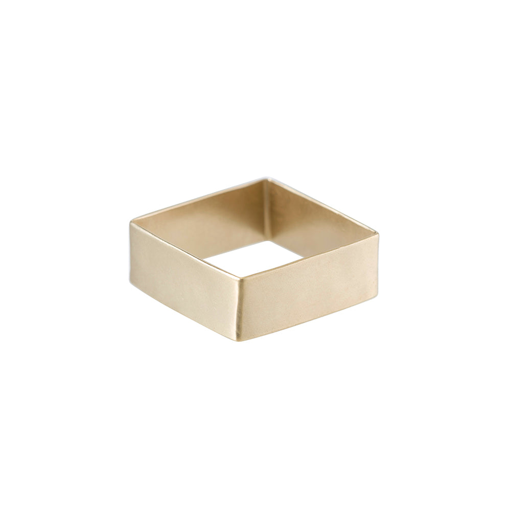 14k Gold Plane Ring | Colleen Mauer Designs