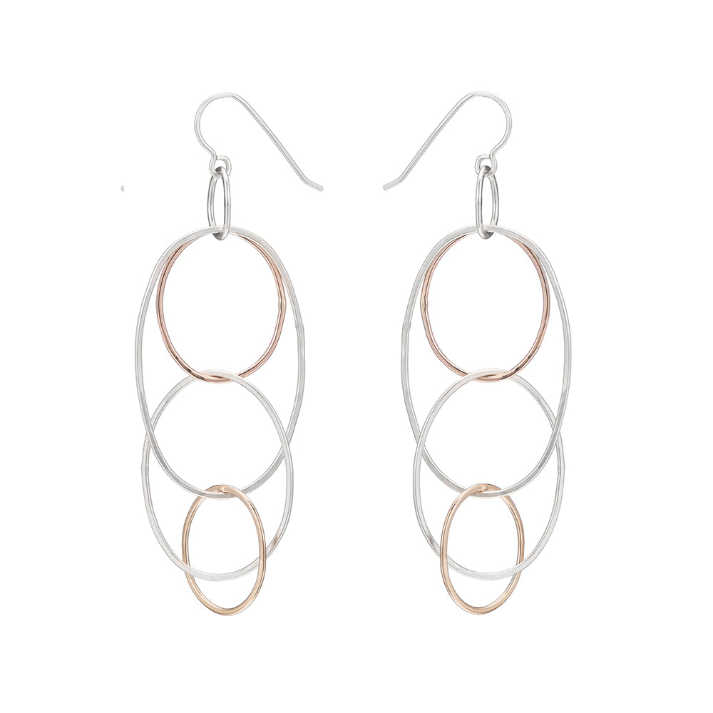 Long Organic Multi Hoop Earring Single Replacement Colleen Mauer Designs