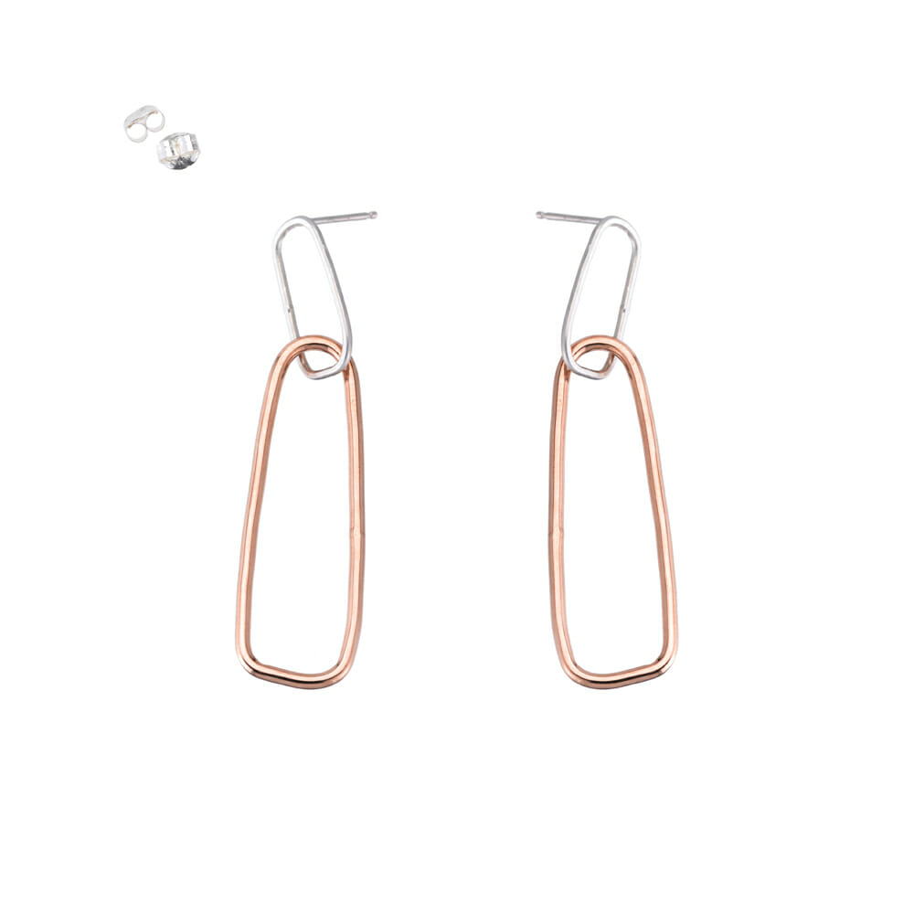 Interlocking Rectangle Earrings | Colleen Mauer Designs